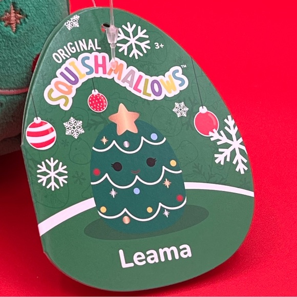 Squishmallows | Toys | Squishmallows 4 Ornament Leama The Xmas Tree ...